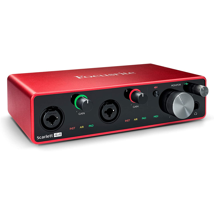 4i4 3rd Gen Focusrite scarlett | Guitar Shop Egypt
